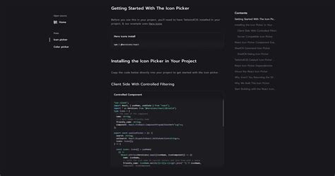 Open Source React Icon Picker Shadcn Tailwindcss Behance