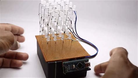 How To Make Led Cube 4x4x4 Using Arduino Nano With Project Report