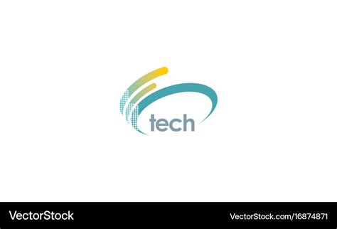 Loop Digitall Technology Logo Royalty Free Vector Image