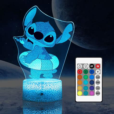 Hoofun 3d Illusion Stitch Night Light Stitch Ts Light With Remote