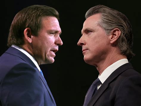 The Surprisingly Similar Political Strategy Of Gavin Newsom Ron Desantis