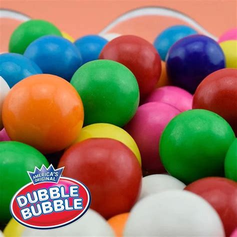 Assorted Dubble Bubble 125mm Gumballs 5lb285ct Mega Vending