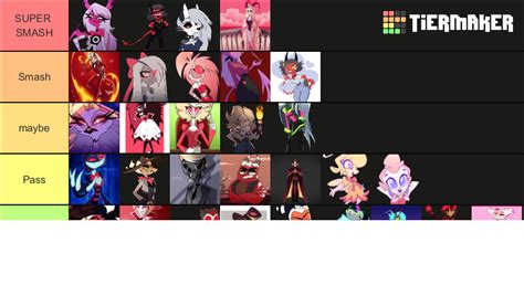 Smash Or Pass Helluva Boss And Hazbin Hotel Tier List Community