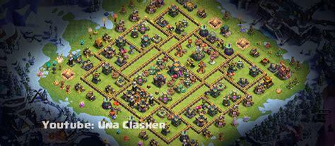 New Best Town Hall 14 Hybridfarmingtrophy Base Copylink Coc Th14