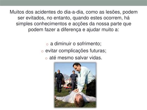 PPT Prevenção de lesões e primeiros socorros PowerPoint Presentation