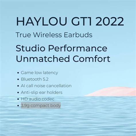 Xiaomi Haylou GT1 2022 TWS Wireless Earbuds - Gadget Therapy