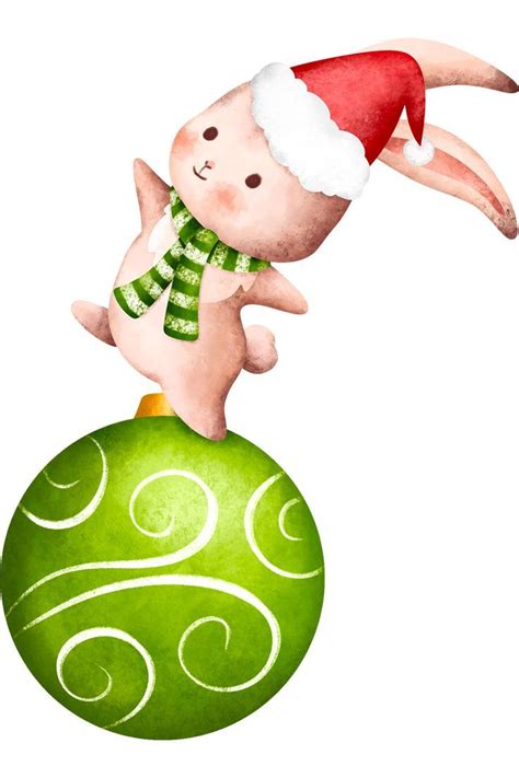 Christmas Bunnies Рождественские кролики Кролик Бумажные цветочные