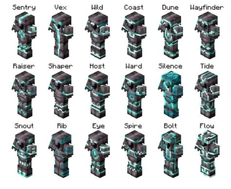 Armour Trims Minecraft In 2025 Minecraft Projekte Minecraft Tipps