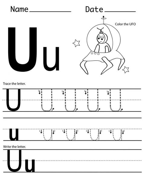 Printable The Letter U Tracing Free Download And Print For You