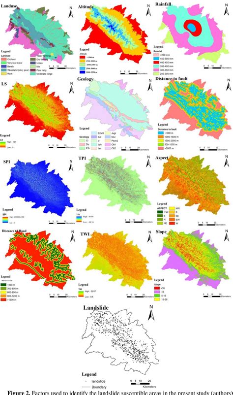 figure 1 from gis based landslide susceptibility zoning using multi