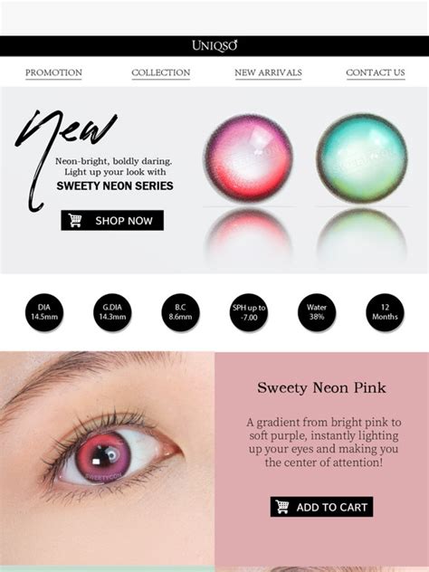 Uniqso New Ready Stock Sweety Neon Series🩷💚 Milled