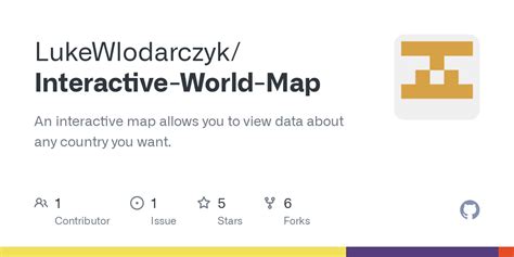 GitHub LukeWlodarczyk Interactive World Map An Interactive Map Allows You To View Data About