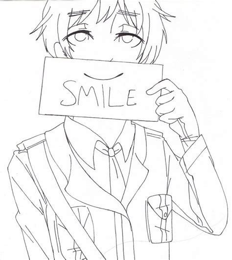 Anime Smile Drawing