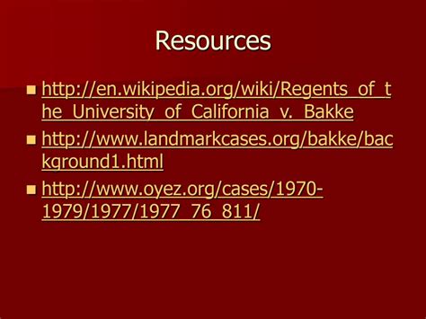 PPT Regents Of The University Of California V Bakke PowerPoint