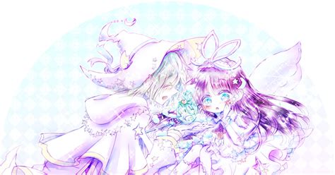 ぷよぷよ レムレスとフェーリのホワイトな服を着るデーミ 青市のイラスト Pixiv