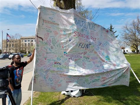 Flint Water Crisis Persistent Camp Promise Protesters Make A Stand