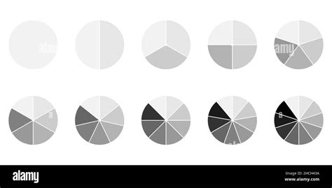 Segmented Circle Pie Chart Pie Hi Res Stock Photography And Images Alamy