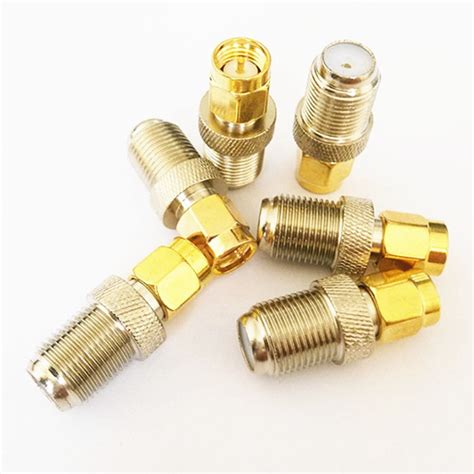 1pcs F Type Female Jack Naar Sma Stekker Rechte Rf Grandado