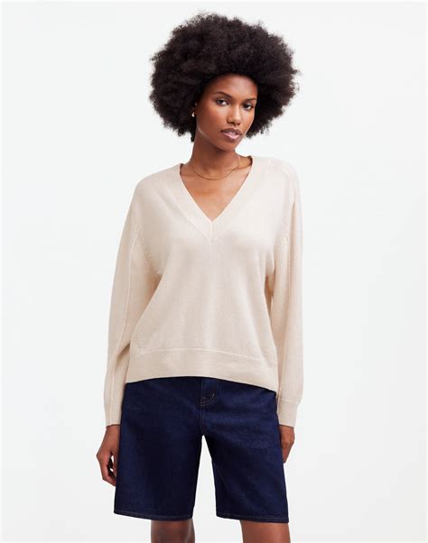 Cashmere V Neck Sweater Madewell