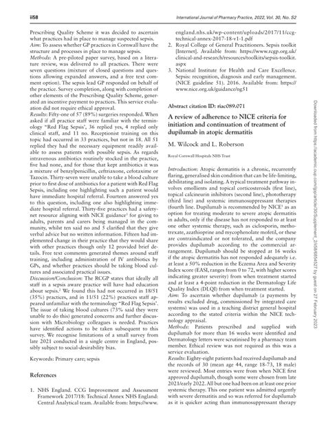 Pdf A Review Of Adherence To Nice Criteria For Initiation And