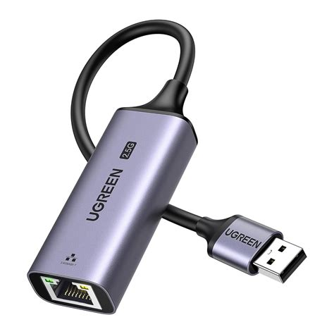 Adaptador De Red Ugreen Usb 30 A Rj45 Ethernet Gigabit 25g 25051