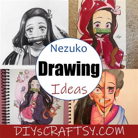 22 Nezuko Drawing Ideas How To Draw Nezuko Diyscraftsy