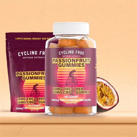 Passionfruit Thccbd Gummies 10mg Each Bliss
