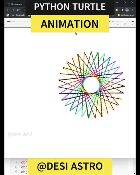 Python Animation Turtle Python Science Coding Science Shorts Viral Viralvideo