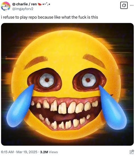 I Refuse To Play Repo Because Like What The F Is This Know Your Meme