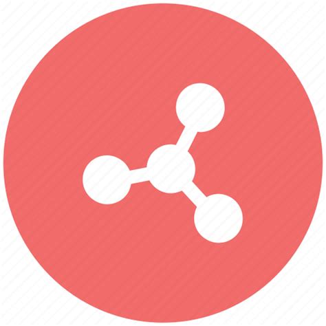 Communication Compound Connection Linkage Molecule Network Structure Icon