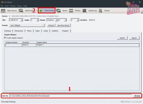 Cara Menggunakan Handbrake Dengan Settingan Terbaik