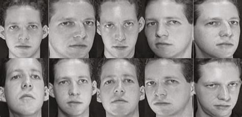 Facial Image Samples In The Orl Database Download Scientific Diagram