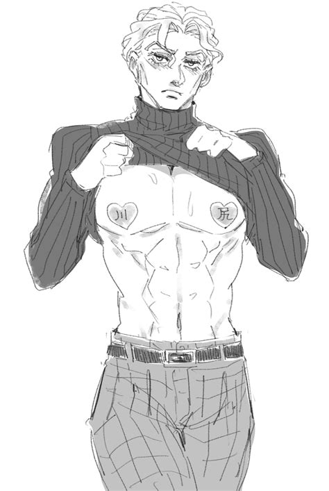 Rule 34 1boy Adsword Diamond Is Unbreakable Exposing Chest Feminine