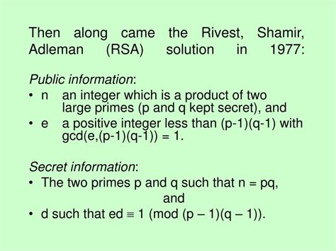 ppt primality testing its importance for cryptography powerpoint