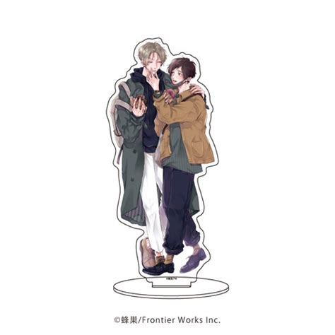 キャラアクリルフィギュア「甘くて熱くて息もできない」01 絢斗＆理央 描き下ろしイラスト （アクスタ）｜アニメ・キャラクターコラボグッズのec