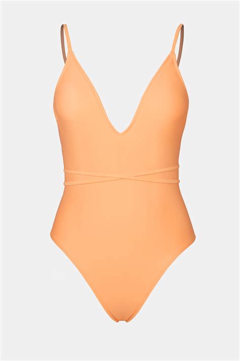 X STASSIE Oasis Lace Back Cheeky One Piece Swimsuit