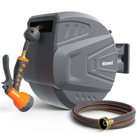 Buy Roywel Retractable Garden Hose Reel 12 In X 65ftretractable Hose