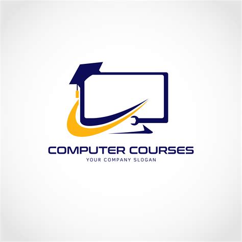 Computer Courses Logo 660676 Vector Art At Vecteezy