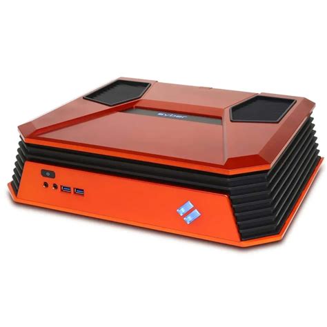 Cyberpowerpc Syber Scc0100 Orange Mini Itx Gaming Case Jawa