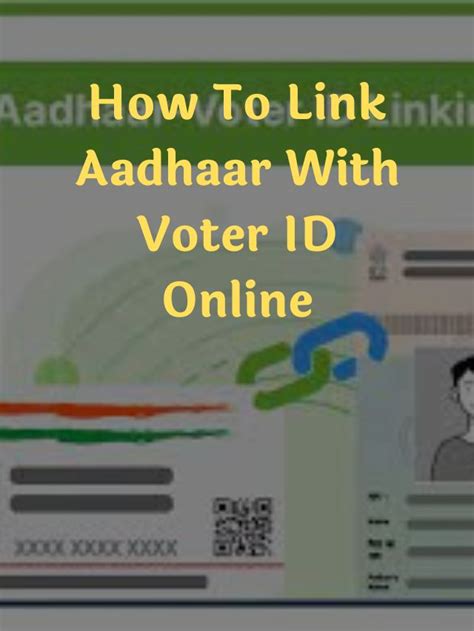 How To Link Aadhaar With Voter Id Online