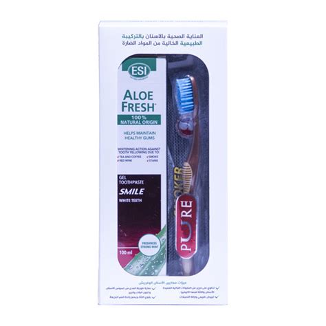 Aloe Fresh Smile Toothpaste And Pure Smoker Toothbrush Offer Beauty Box