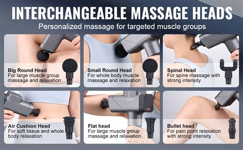 Vevor Massage Gun Deep Tissue Percussion Muscle Massager For Athletes