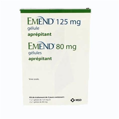 Emend 125 80mg Capsule At Best Price In New Delhi Id 2854274006630