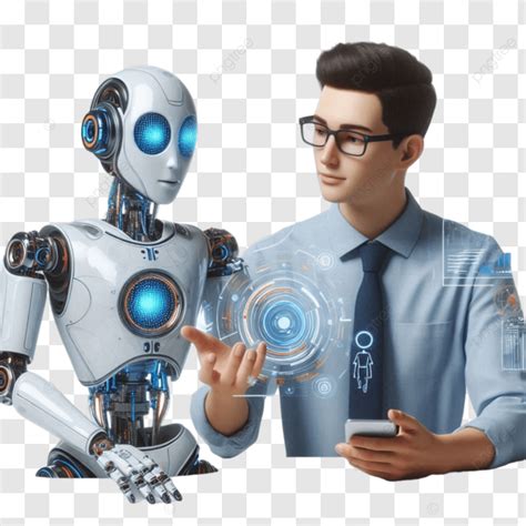 3d Ai 機器人與人聊天 3d机器人 机器人 現代的png去背圖片素材免費下載，免摳圖設計圖案下載 Pngtree