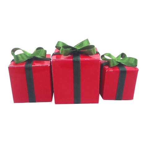 3pcs 1 12 Mini Christmas Box Model Miniature Sand Grandado