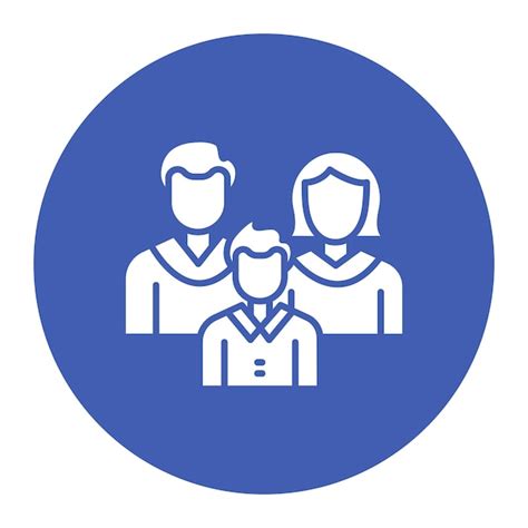 가족 터 일러스트레이션 프리미엄 벡터