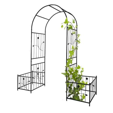 79 5 X 86 6 In Garden Trellis Metal Garden Arch Climbing Plants