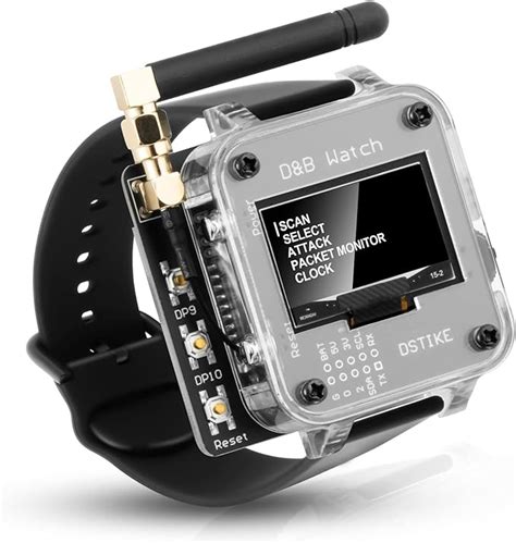 Aursinc Wifi Deauther And Bad Usb Watch V4 Esp8266 And Atmega32u4