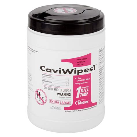 Metrex™ Caviwipes1™ Surface Disinfectant Wipes X Large Bound Tree