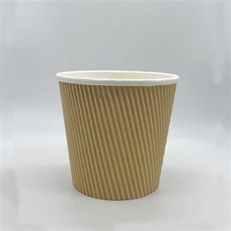 19oz Kraft Ripple Cups Box2pack